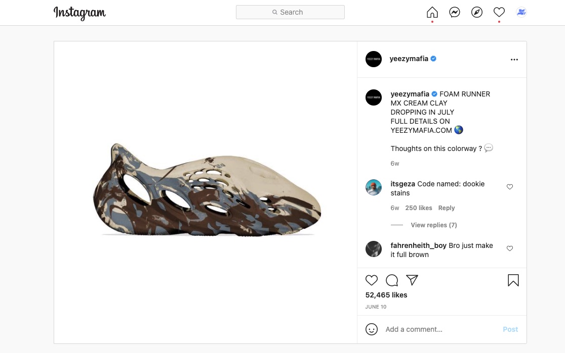 Yeezy Foam Runner MX Cream Clay 即將於星期一台灣官網推出 – The NIR! 精選