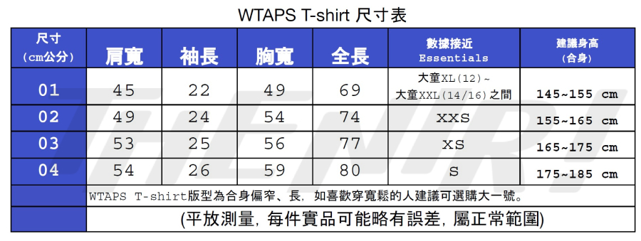 WTAPS 22AW MMXX系列 黑色 短袖 T恤 短T 前胸小字 背面大叉叉 T-shirt – The NIR! 精選